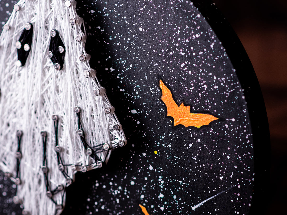 Spooky Ghost String Art: Perfect Halloween Decor – Woodili