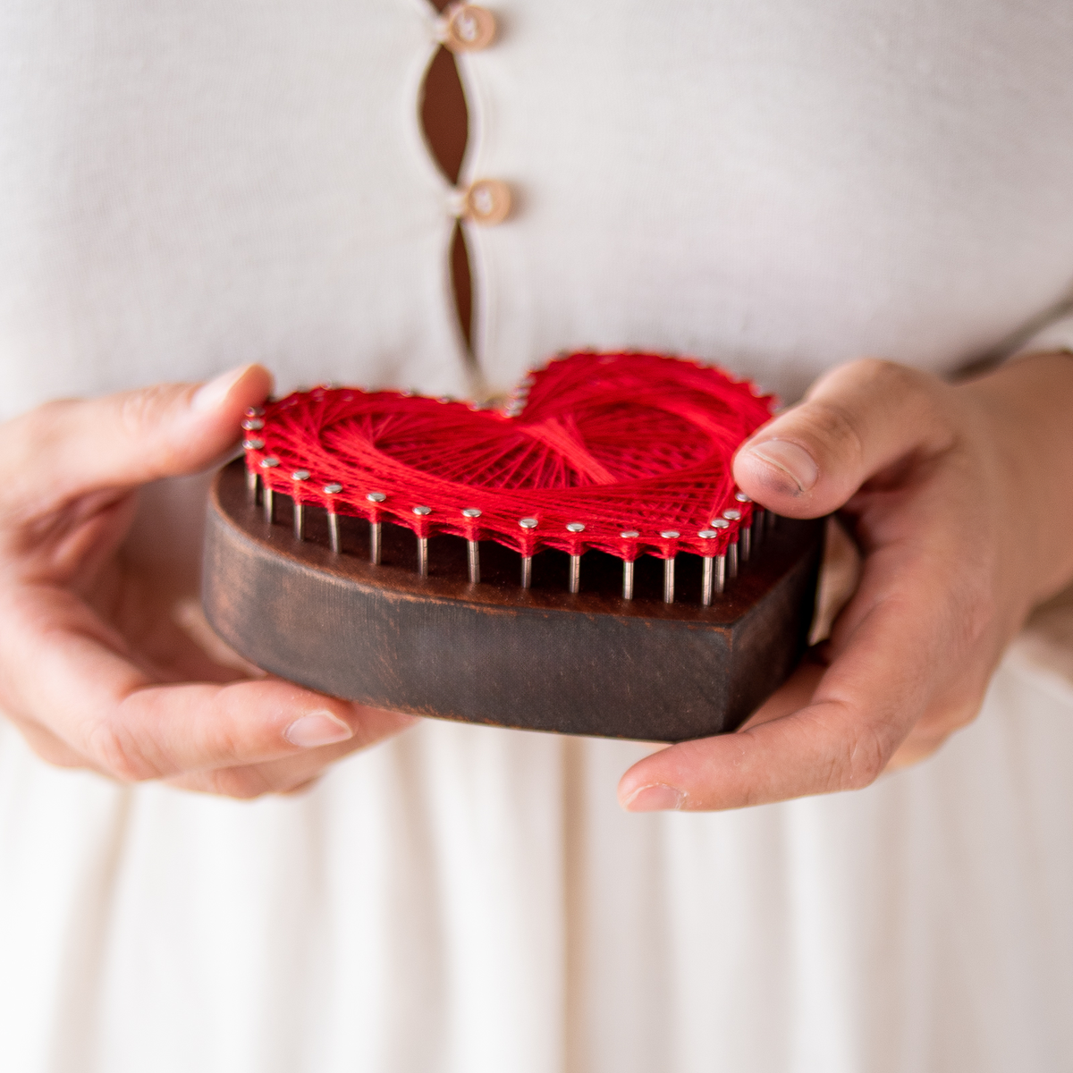 Elevate Your Space with Handcrafted Heart String Art | Artisan Decor ...